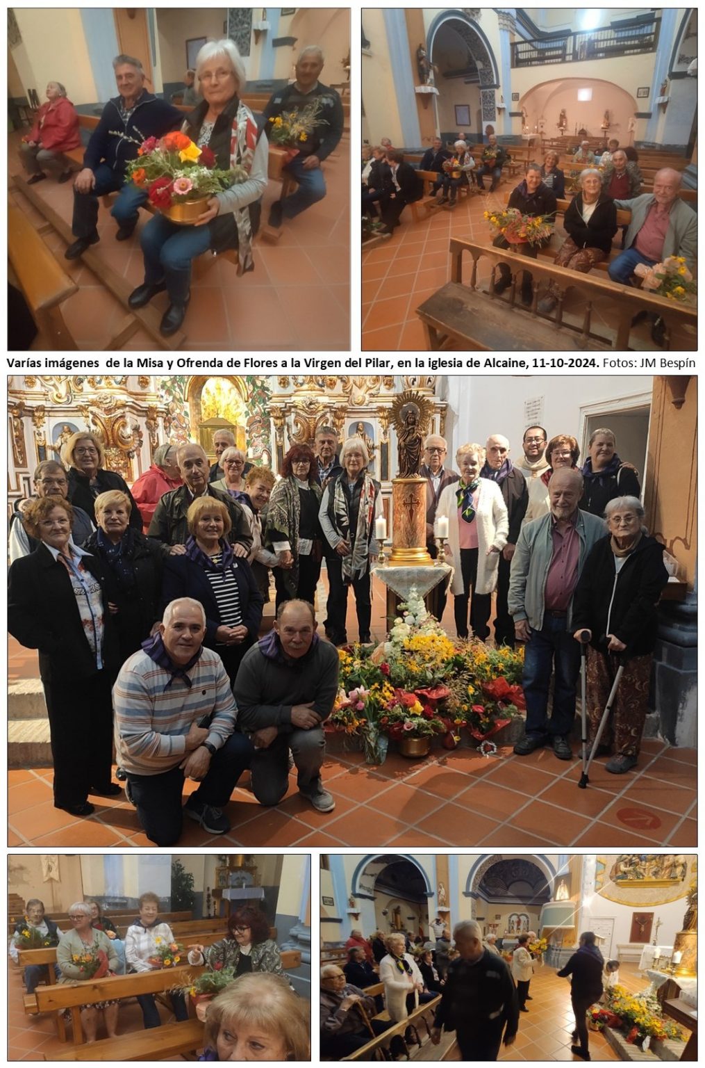 Alcaine celebra la Festividad de la Virgen del Pilar con una variada y ...
